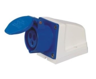 16A IP44 Outlet Surface Mounted Female