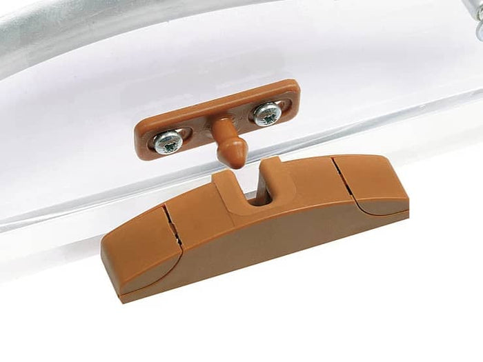 Pressure Catch Retainer - Beige/Brown