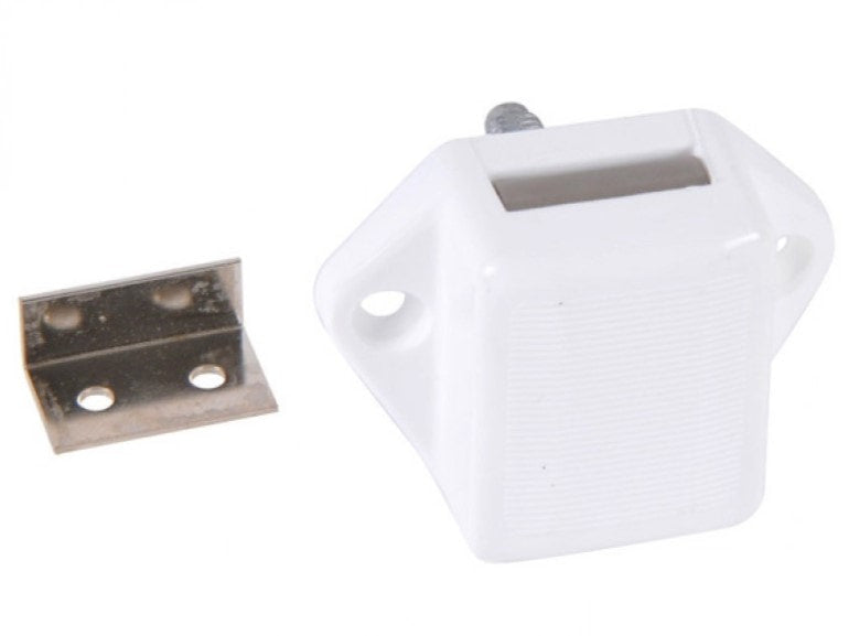 Push Lock Single Sided Mini - White