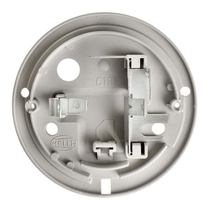 Hella Front Marker Light Clear Round - Grey Underframe